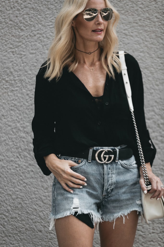 Cut Offs / Agolde denim cut offs / Shorts over age 40