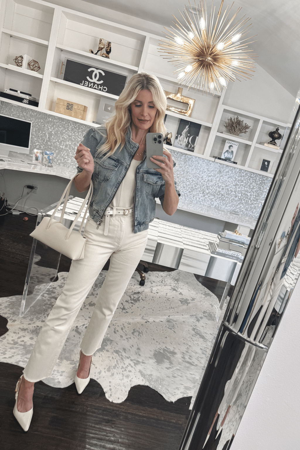 How To Look Classy In Jeans Over 40 - So Heather | Dallas Fashion Blogger